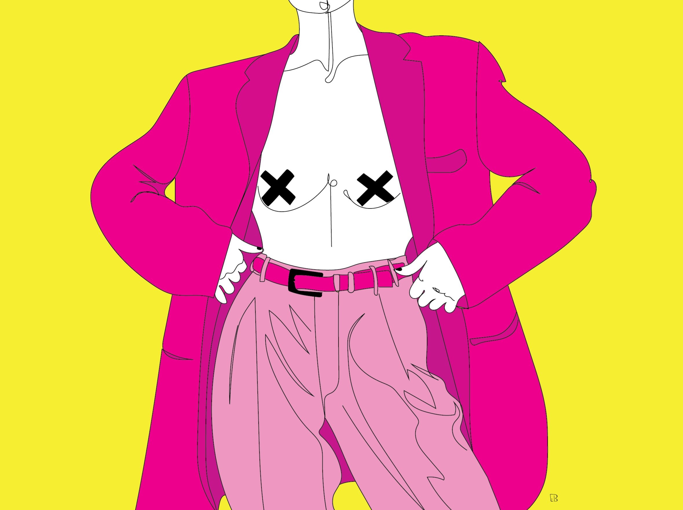 Printed drawings by Emilie Becker – VAGPWR