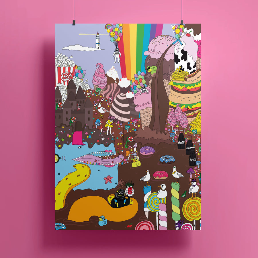 Printed drawings by Emilie Becker – VAGPWR
