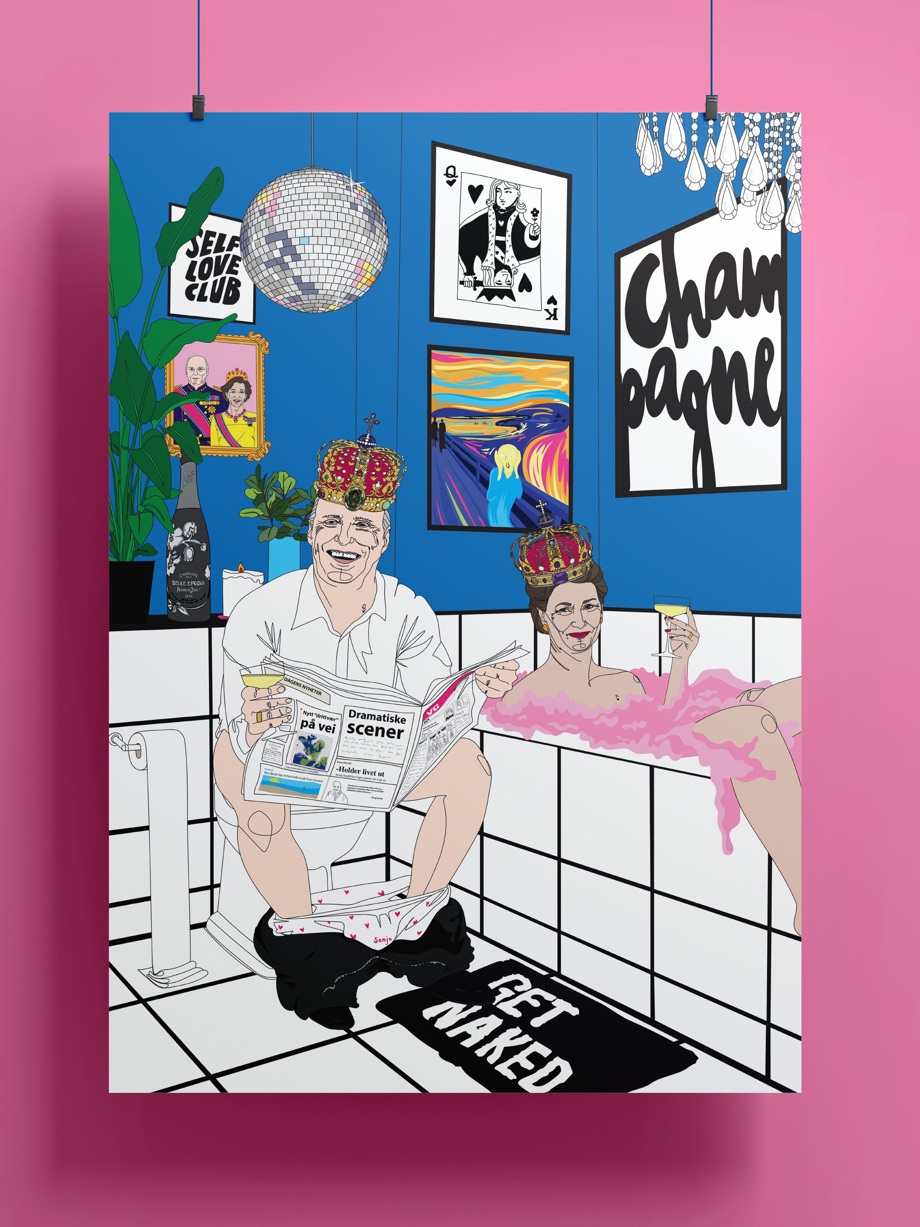 Printed drawings by Emilie Becker – VAGPWR