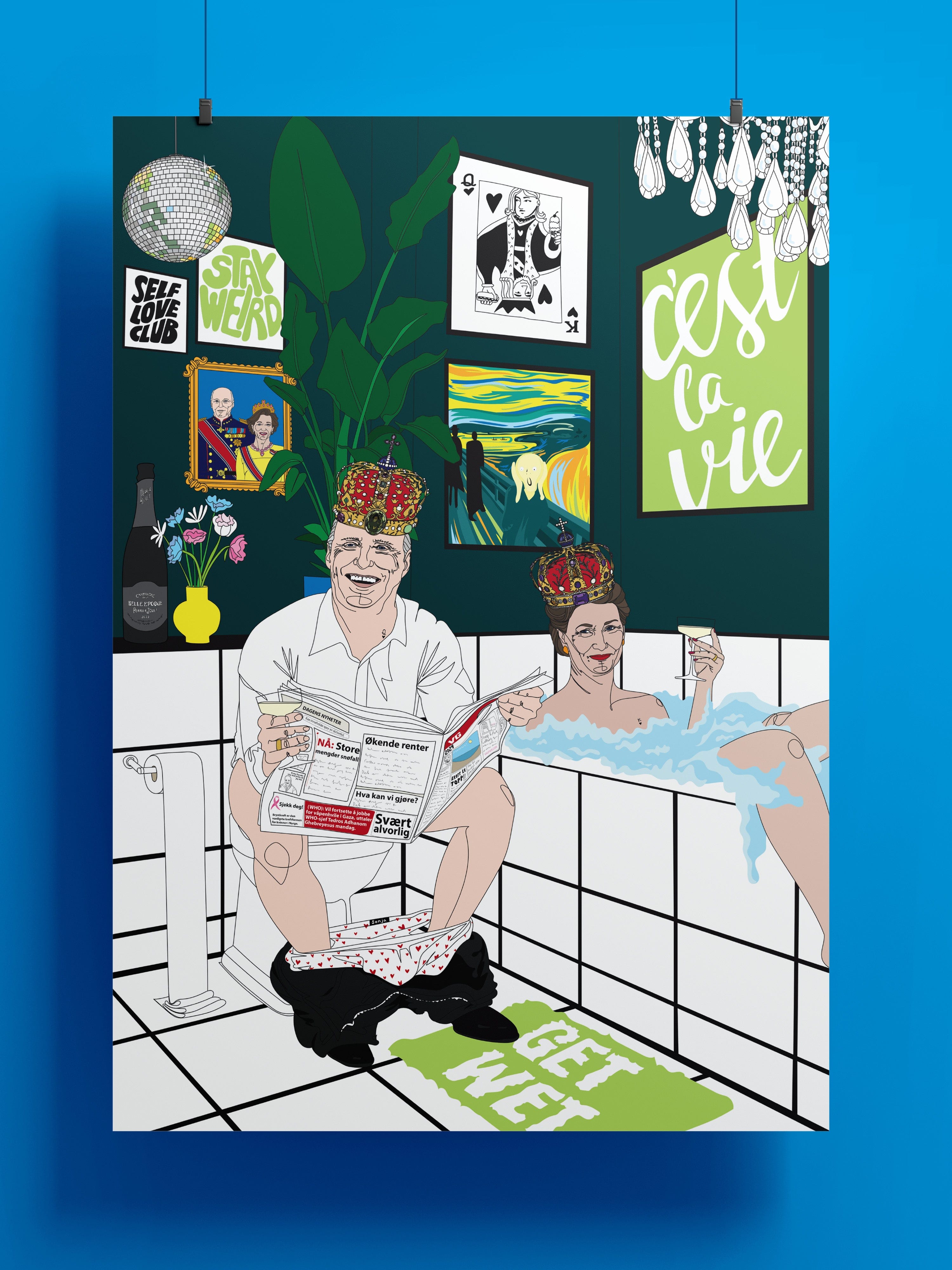 Printed drawings by Emilie Becker – VAGPWR